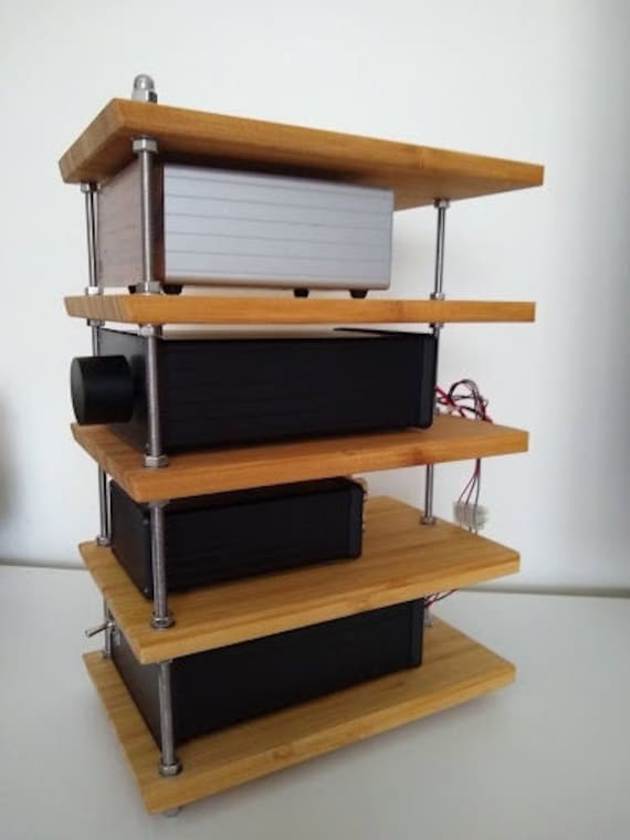 Industrial Threaded Rod Stand Vinyl Stand Audio Rack | Etsy