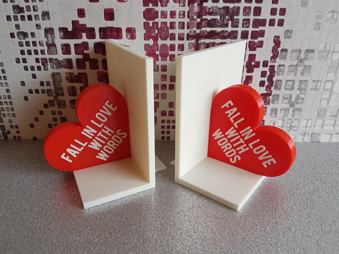 Bookends-case in Love With Words - Etsy