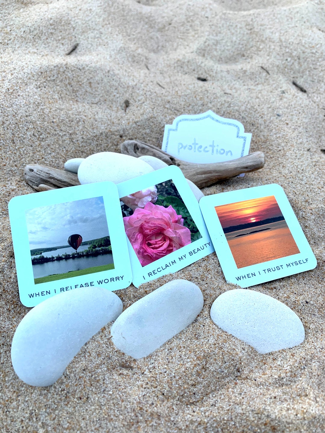 Inspirational Card Deck - Protection - Etsy