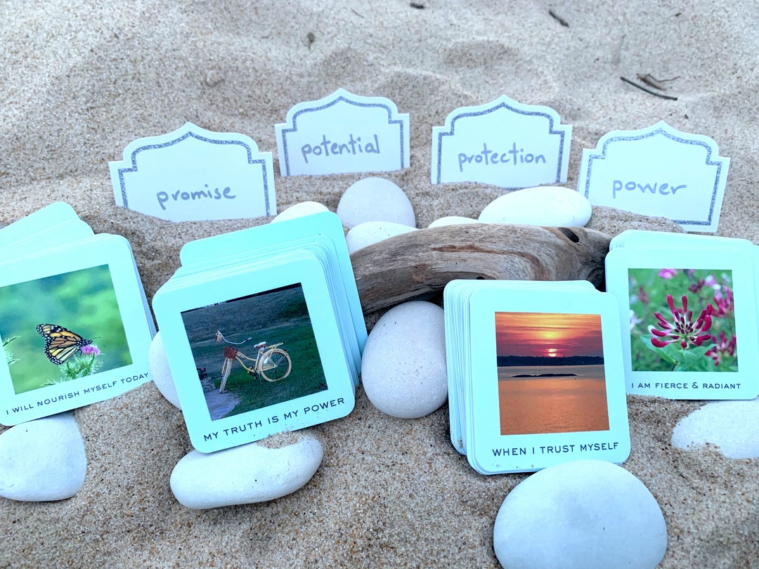 Inspirational Card Decks (set of 4) - Etsy