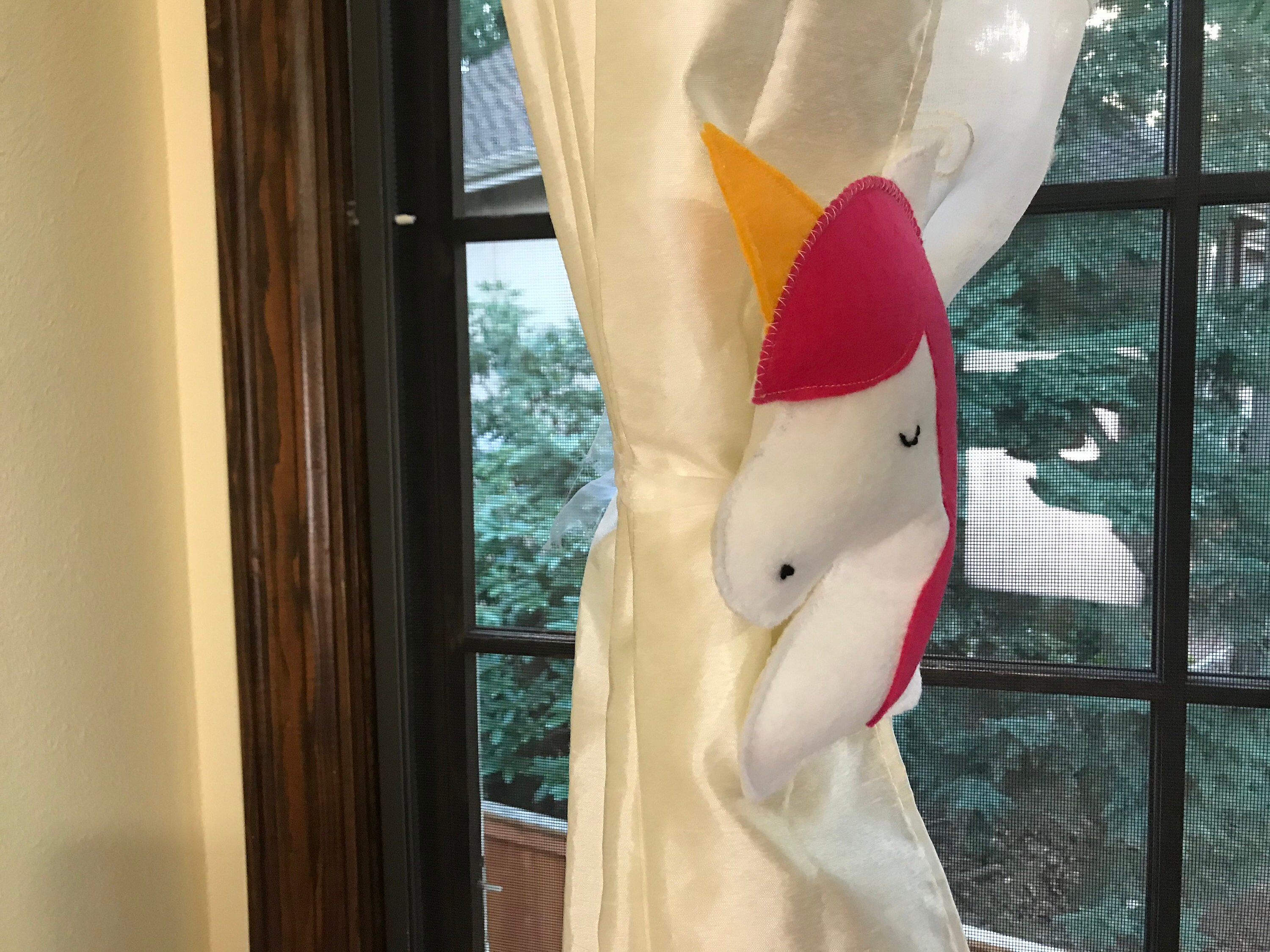 Liannas Cute Unicorn Curtain Tieback Choose Color 9x5 - Etsy
