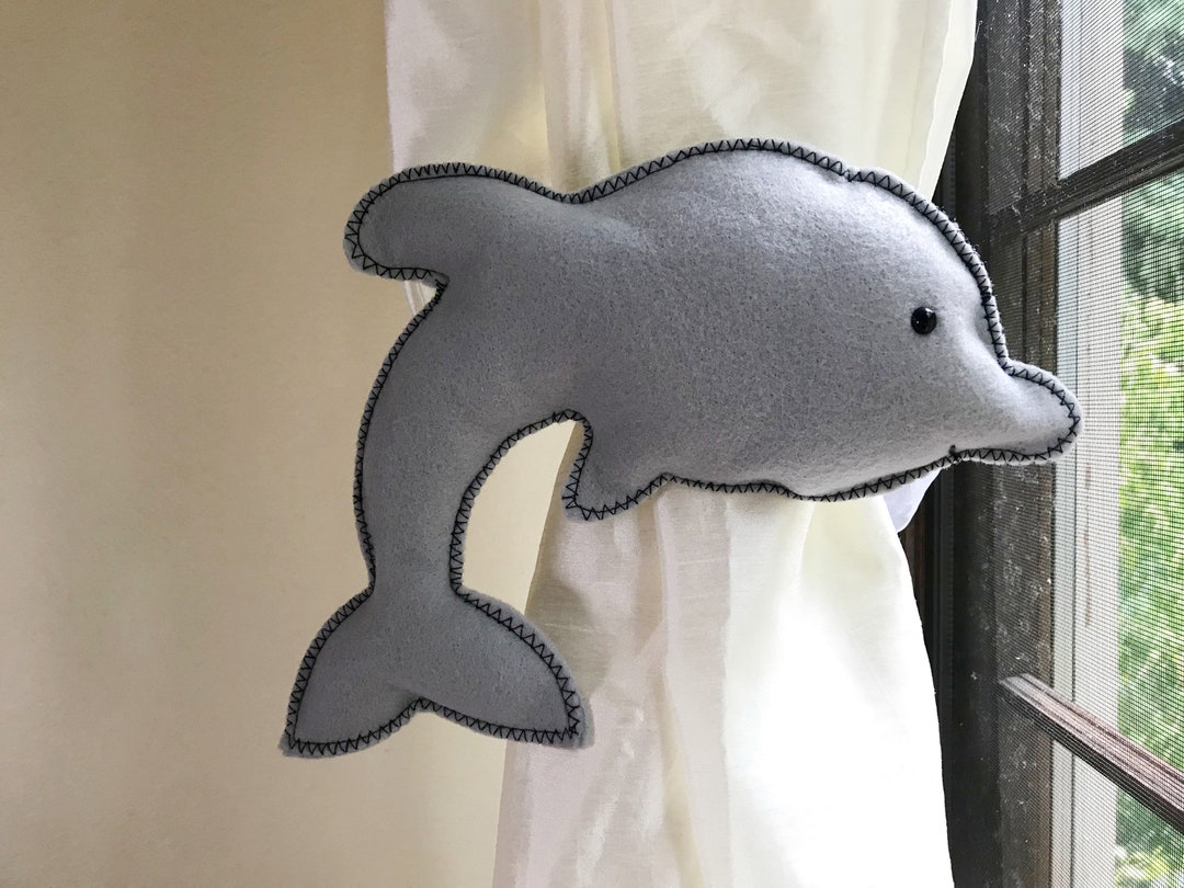 Liannas Kawaii Baby Dauphin Curtain Tieback,8x8 Inches, Kids Decoration ...