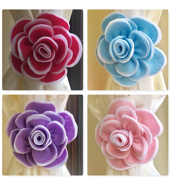 Rose Curtain Rod - Etsy