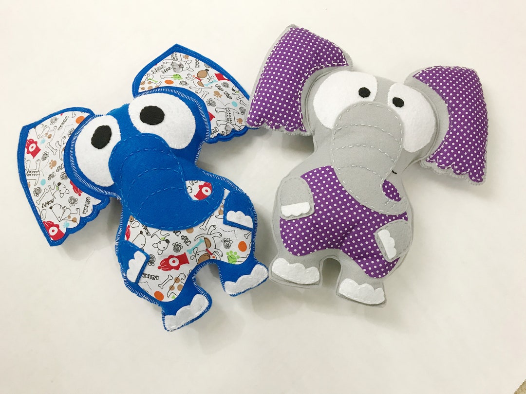 Elephants Twins for Decoration,12x12 In, Baby Shower Cute Gift, Boy ...