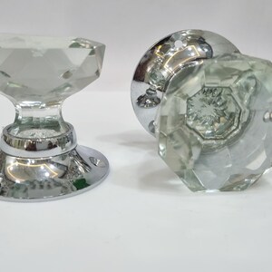 Glass Crystal Cut Faceted Mortise Door Knob – Elegant Vintage Style - Etsy