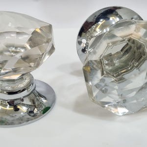Glass Crystal Cut Faceted Mortise Door Knob – Elegant Vintage Style - Etsy