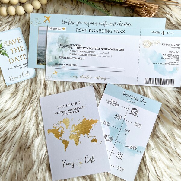 Passport Template Canva - Etsy