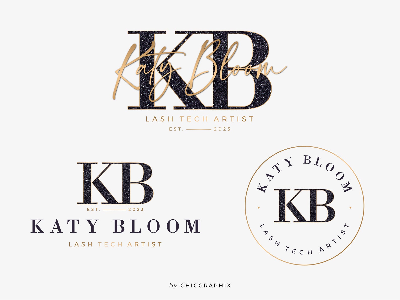 Beauty Logo Gold Logo Makeup Artist Logo Lash Logo Brow - Etsy