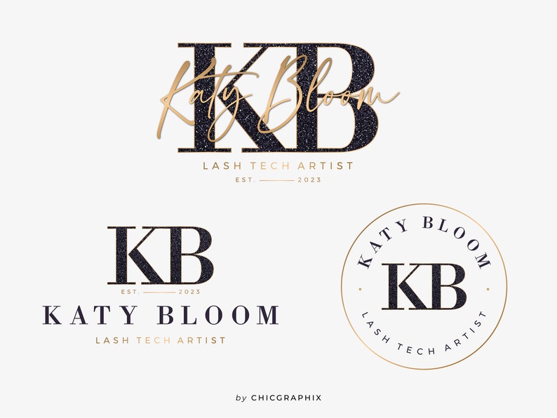 Beauty Logo Gold Logo Makeup Artist Logo Lash Logo Brow - Etsy