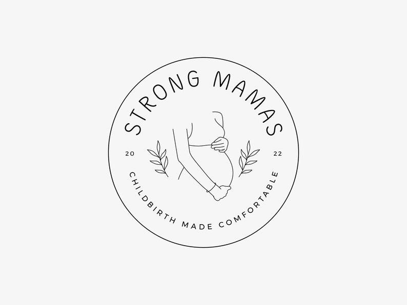 Doula Logo Birthing Logo Motherhood Logo Newborn Logo - Etsy