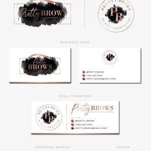 Brow Logo, Eyebrows Logo, Microblading Logo, Beauty Logo, Premade Logo ...