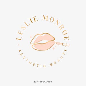 Aesthetics Logo, Injection Logo, Beauty Logo, Syringe Logo, Botox ...