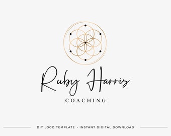 Design & Templates Paper & Party Supplies Gold Logo Photography Logo ...