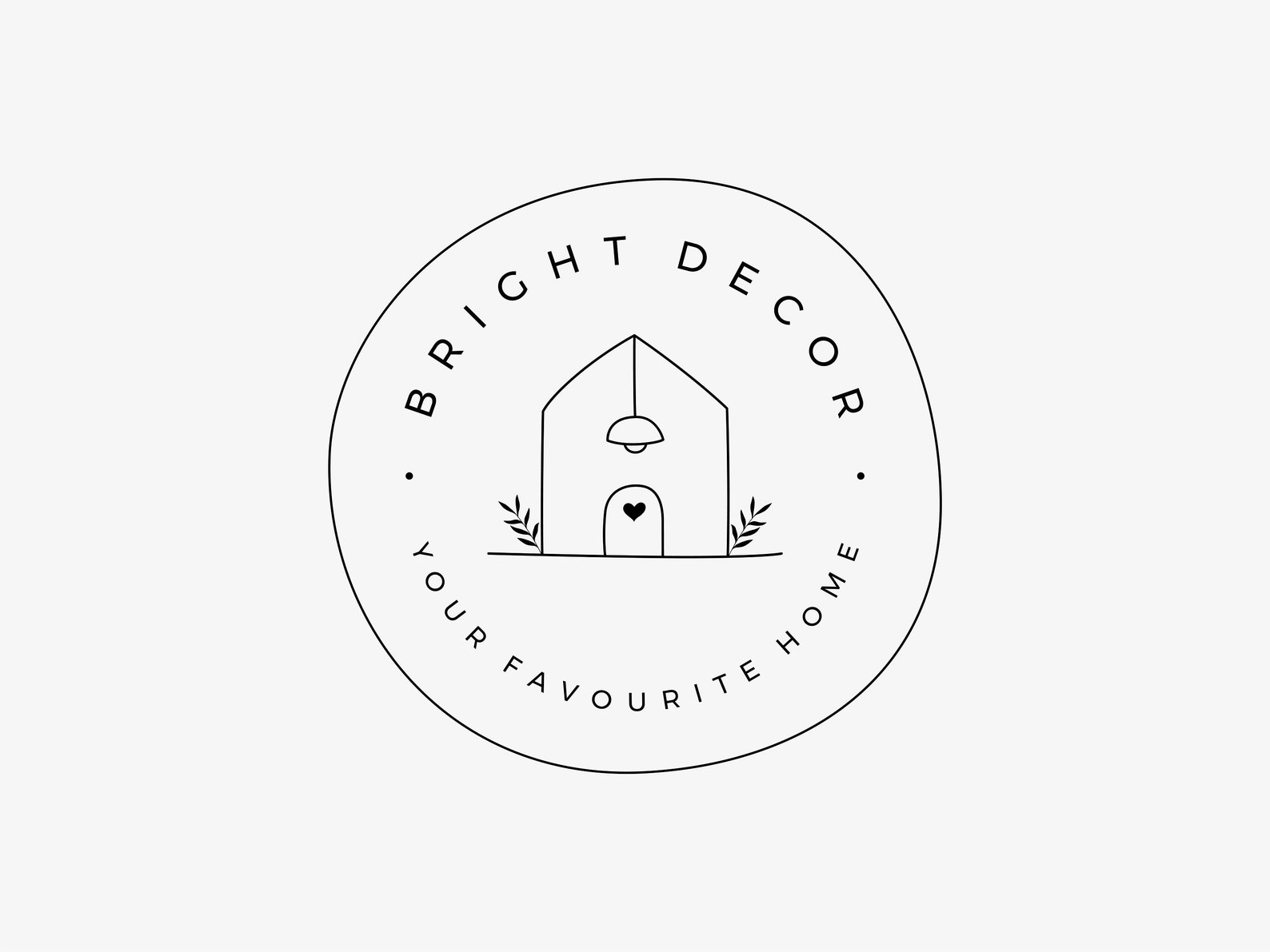 Interior Design Logo House Logo Cottage Logo Decorator - Etsy