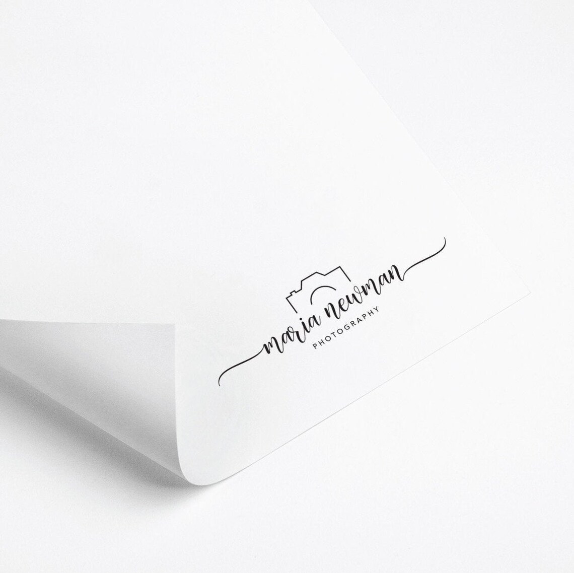 Photography Logo Design Camera Logo Script Logo Business | Etsy