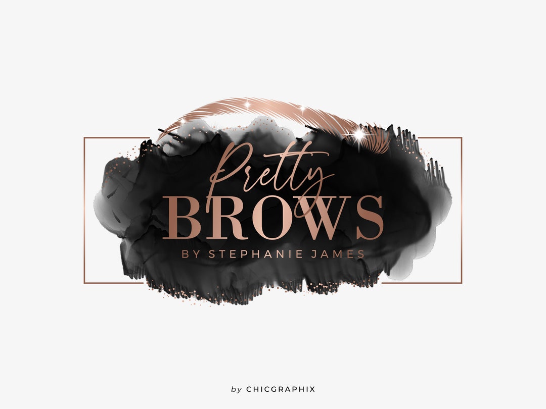 Brow Logo, Eyebrows Logo, Microblading Logo, Beauty Logo, Premade Logo ...