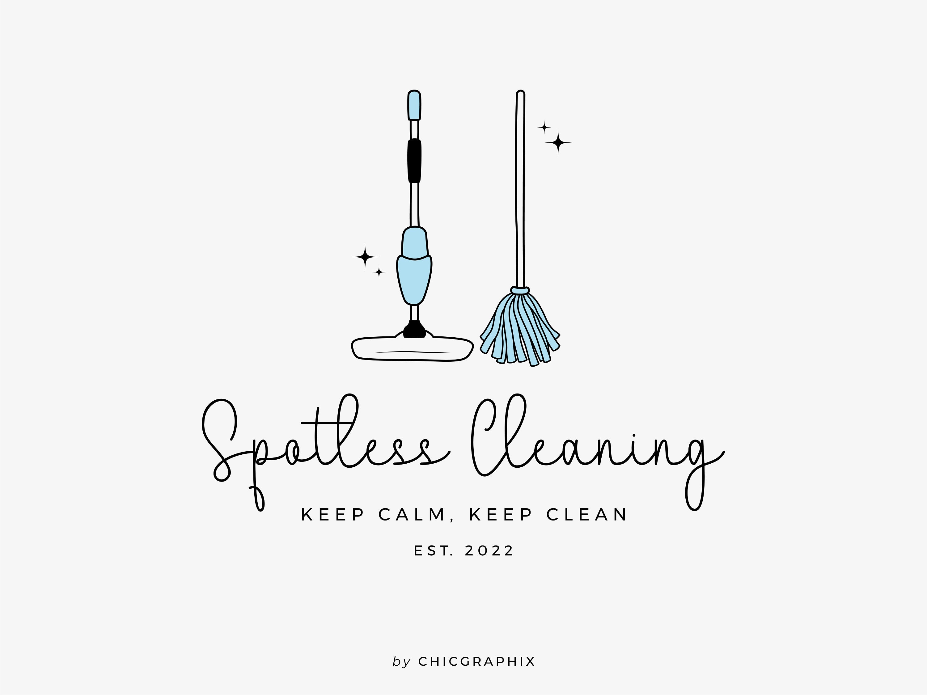 House Cleaning Logos