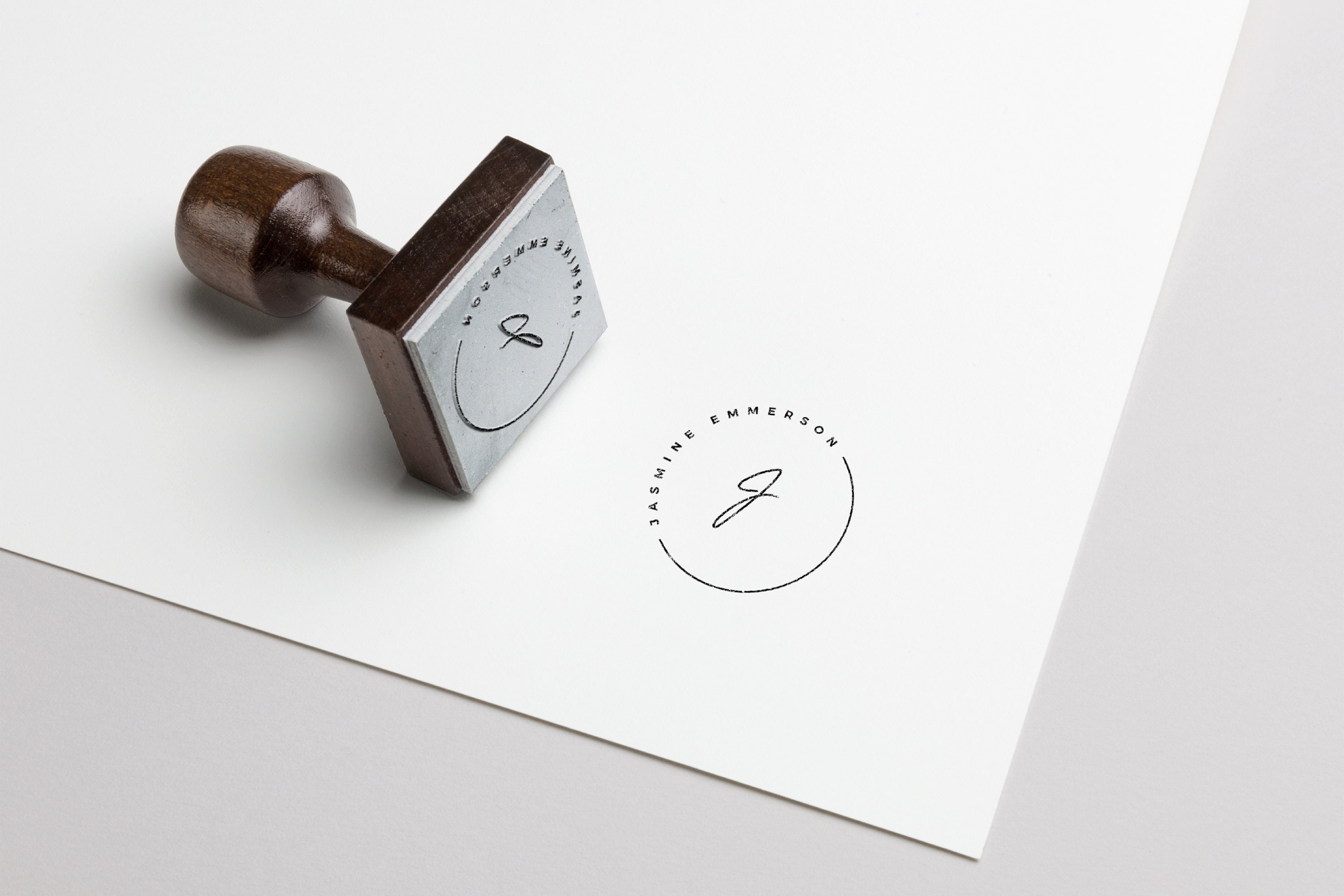 Round Stamp Logo Design DIY Logo Badge Logo Stamp Logo - Etsy UK