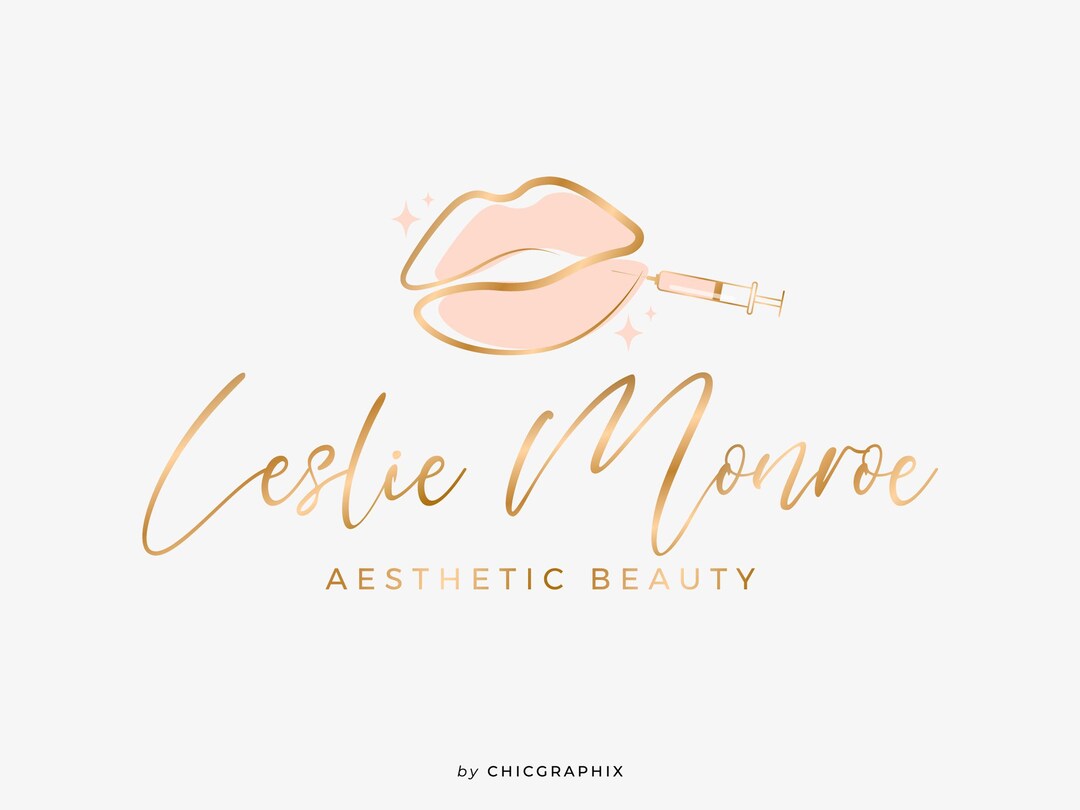 Aesthetics Logo, Injection Logo, Beauty Logo, Syringe Logo, Botox ...