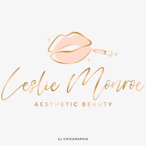 Aesthetics Logo, Injection Logo, Beauty Logo, Syringe Logo, Botox ...