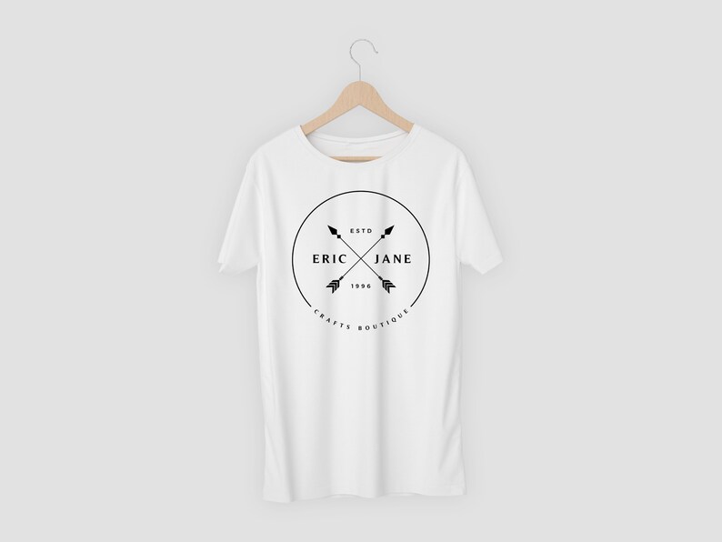 Round Badge Logo Design DIY Logo Stamp Logo Badge Logo - Etsy