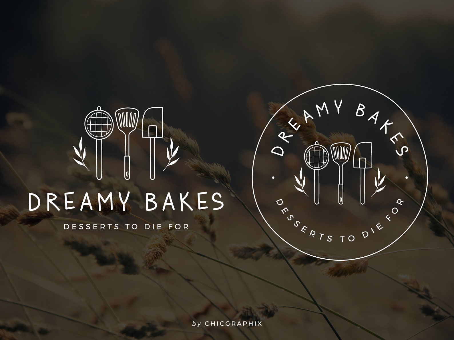 Bakery Logo Baker Logo Kitchen Logo Food Logo Cake Shop - Etsy