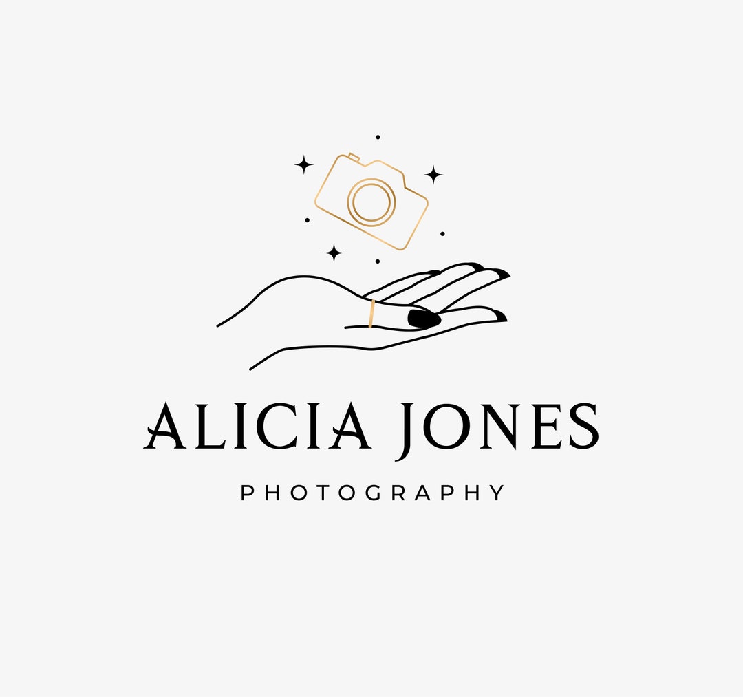 Photography Logo Camera Logo Boho Logo Whimsical Logo - Etsy