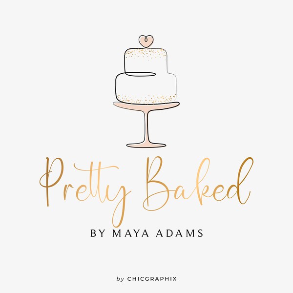 Minimal Bakery Logo - Etsy