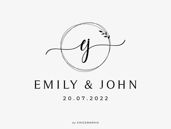 Wedding Name Logo Design