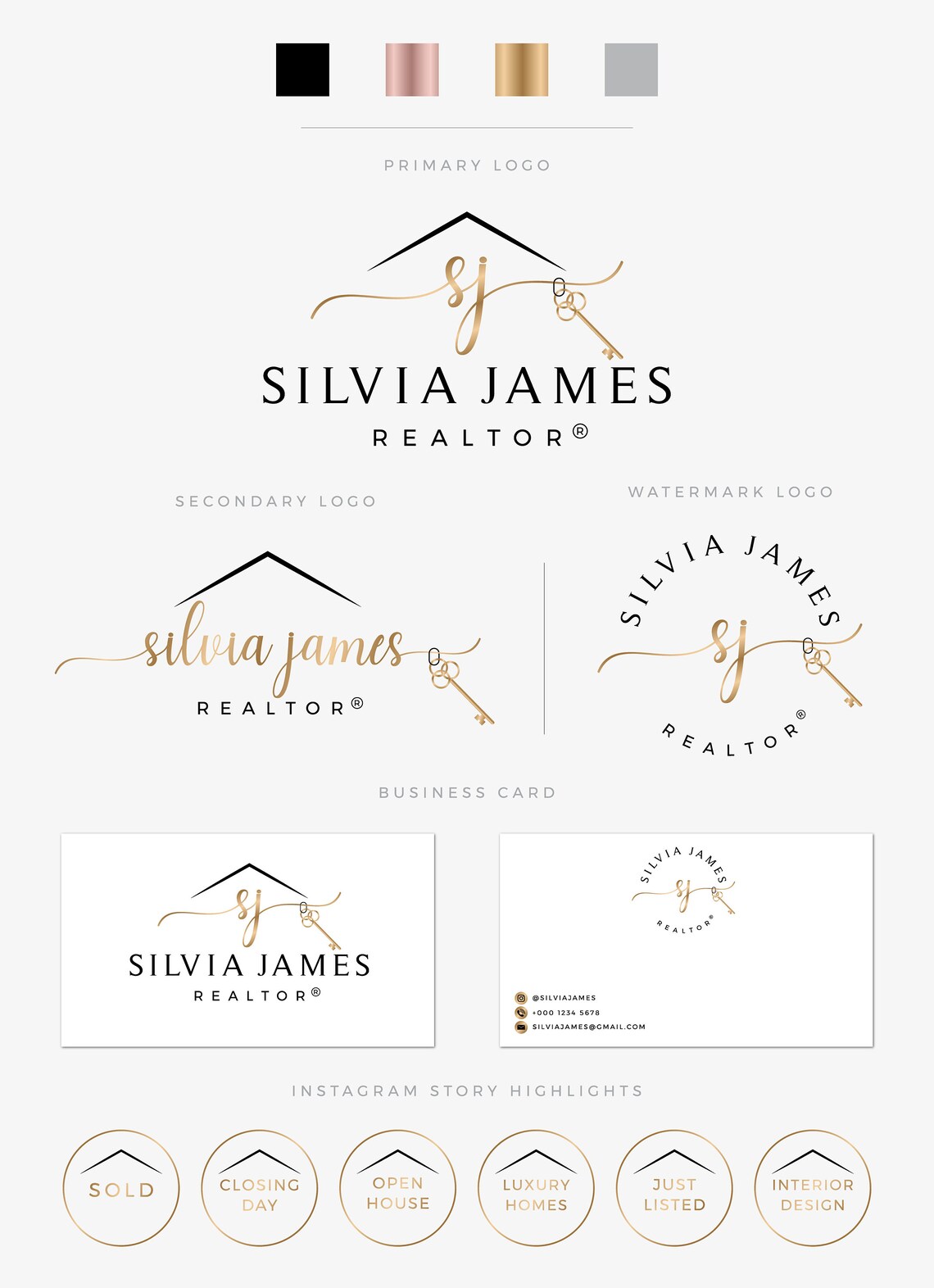 Real Estate Logo House Logo Realtor Logo Initials Logo - Etsy