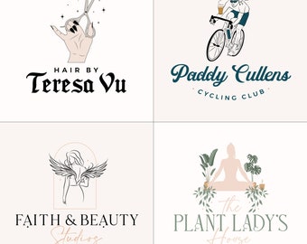 Photography Logo Camera Logo Boho Logo Whimsical Logo - Etsy