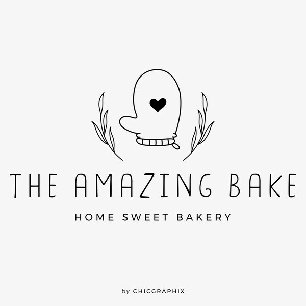 Minimal Bakery Logo - Etsy