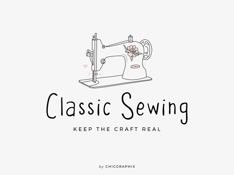 Sewing Logo Seamstress Logo Stitching Logo Dressmaker Logo - Etsy