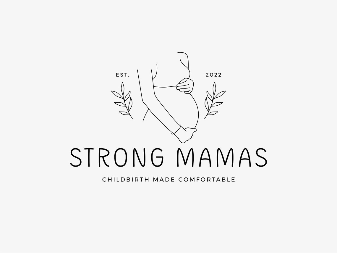 Doula Logo Birthing Logo Motherhood Logo Newborn Logo - Etsy