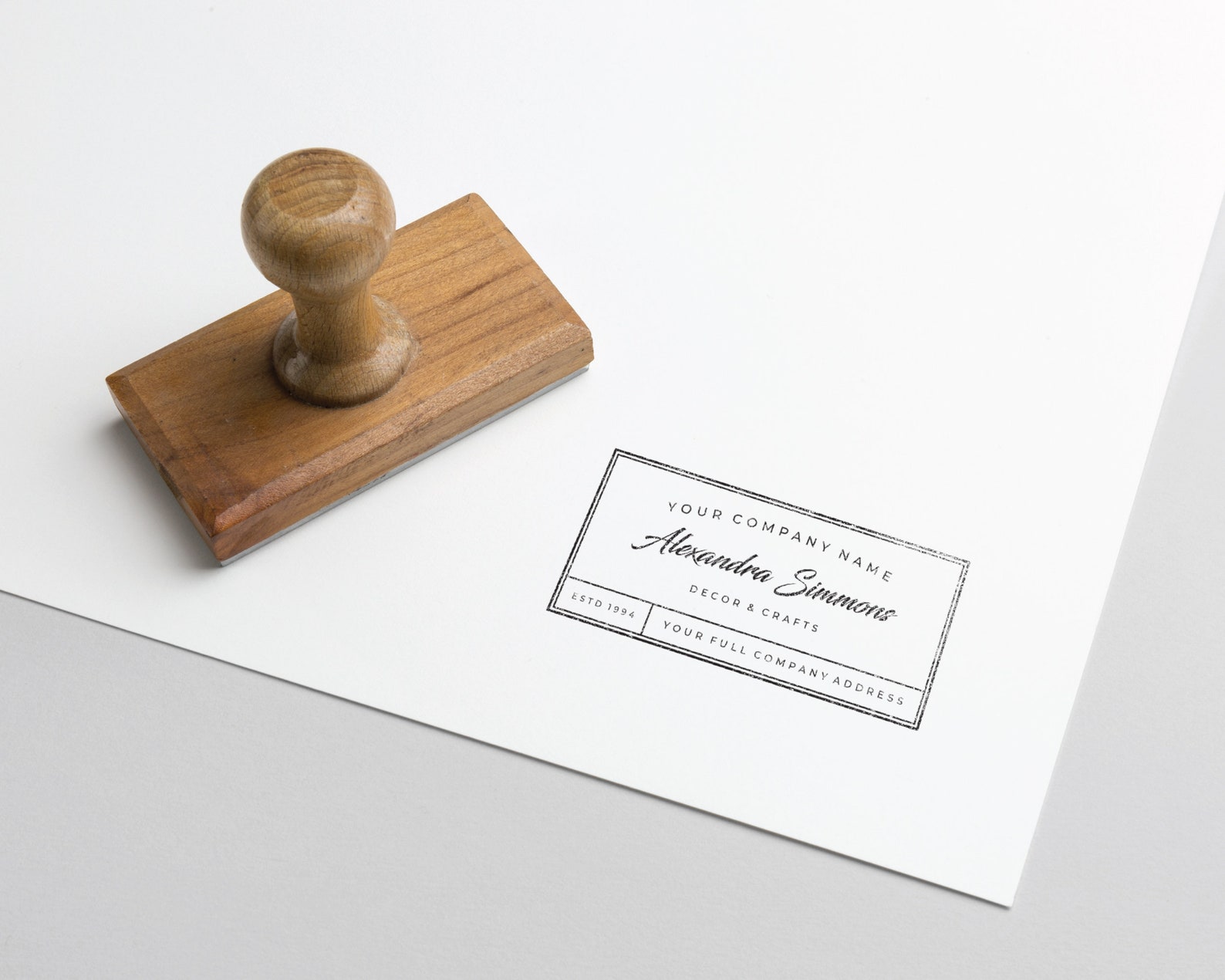 Business Stamp Logo Design Premade Logo Business Logo | Etsy