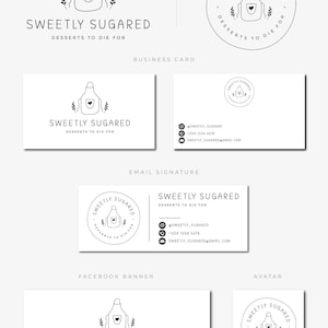 Bakery Logo Design, Apron Logo, Baker Logo, Bakery Shop Logo, Cake Shop ...