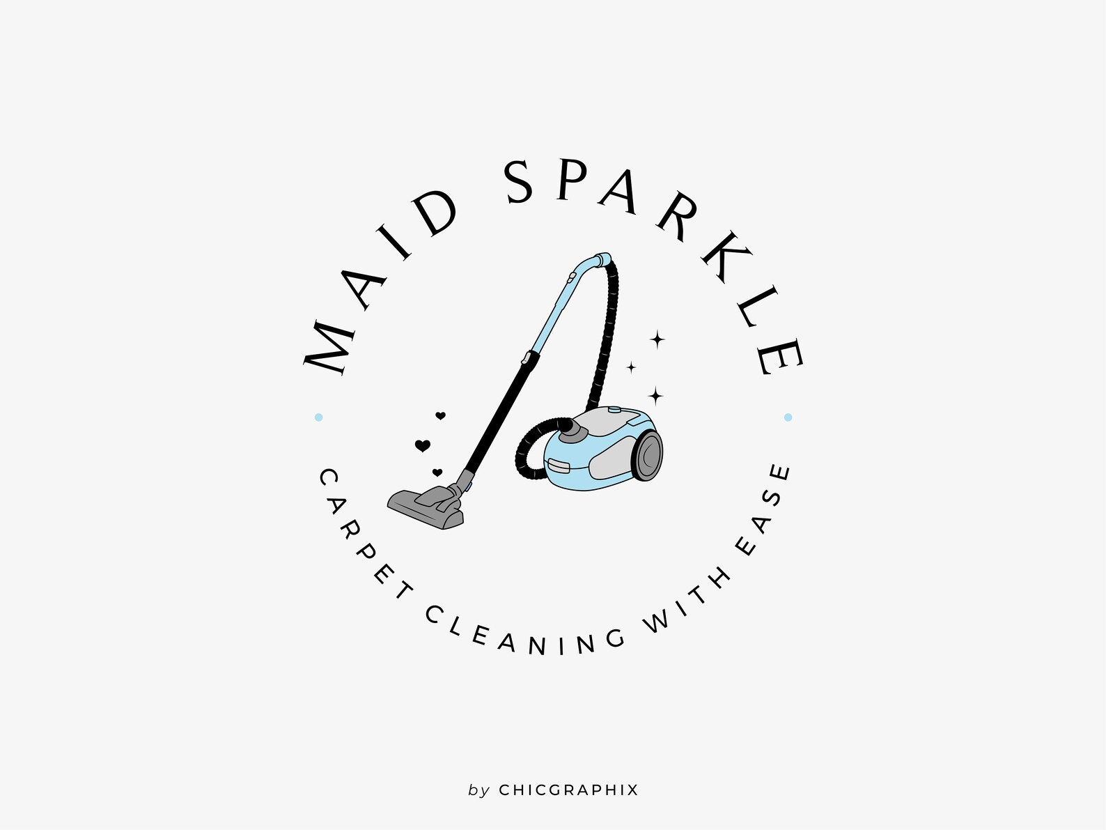 Cleaning Logo Maid Logo House Cleaning Logo Vacuum Cleaner - Etsy