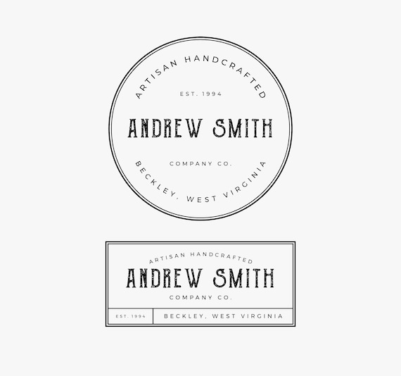 Stamp Logo Design Premade Logo Business Logo Rubber Stamp - Etsy