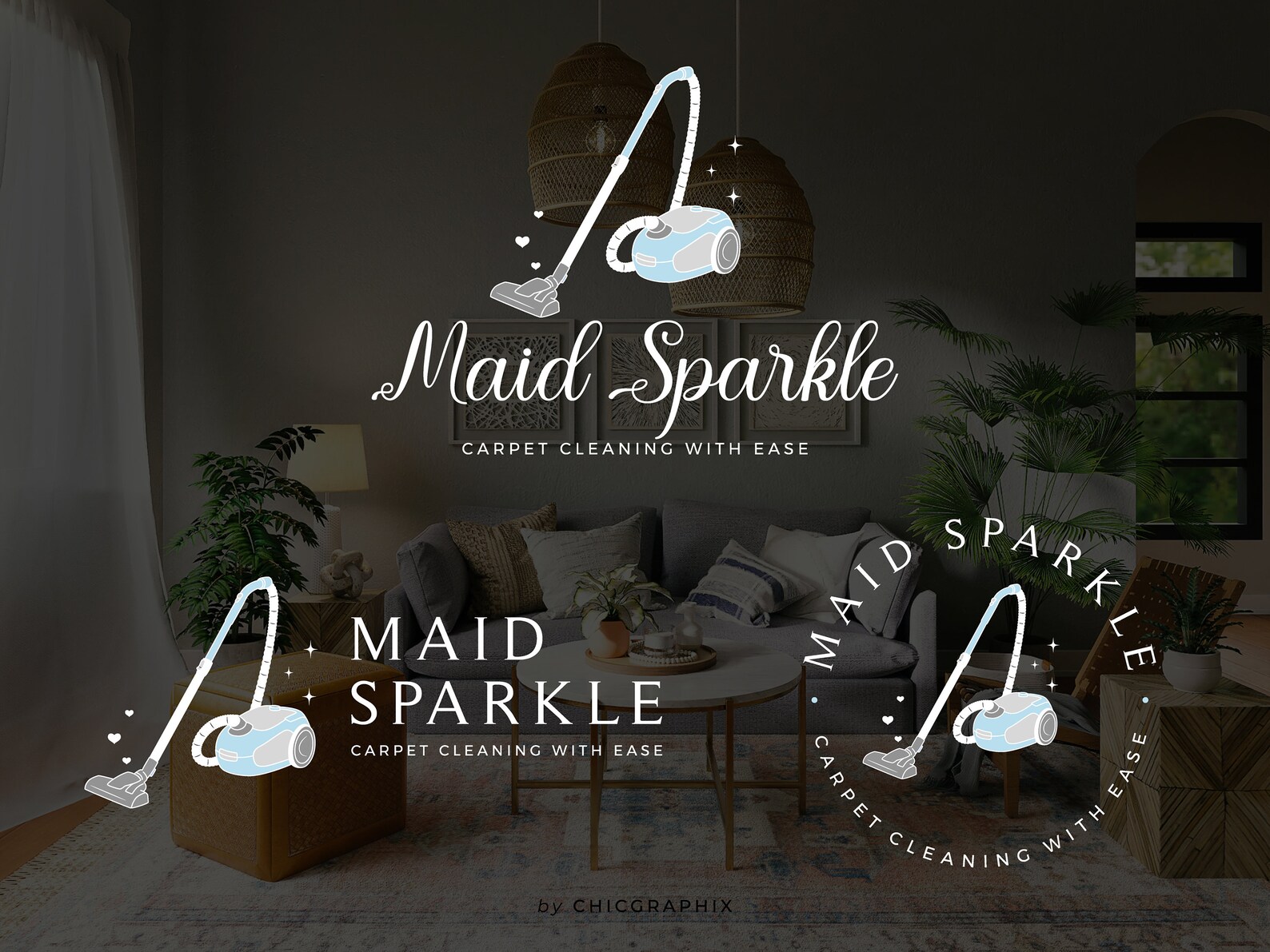 Cleaning Logo Maid Logo House Cleaning Logo Vacuum Cleaner - Etsy