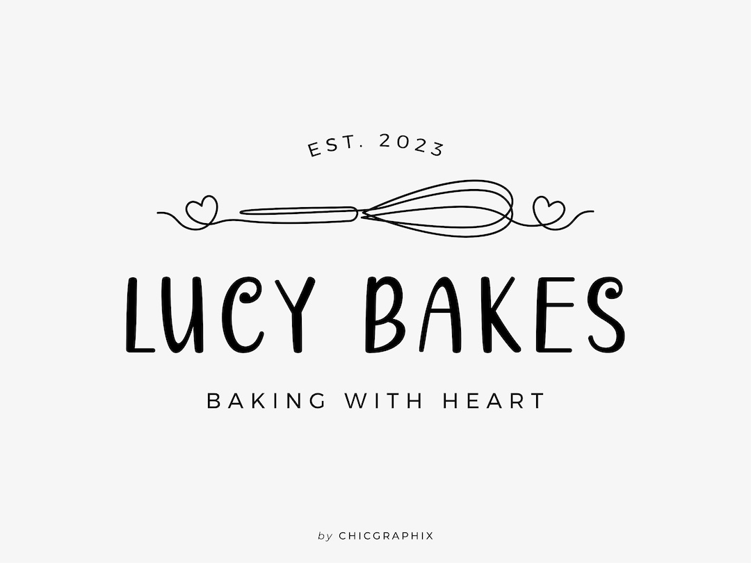 Bakery Logo, Baker Logo, Pastry Chef Logo, Whisk Logo, Baking Logo ...