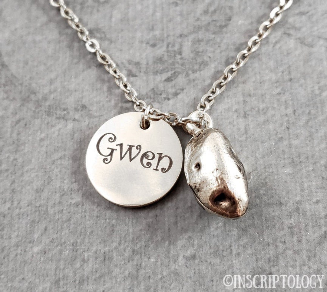 Potato Necklace Baked Potato Jewelry STAINLESS STEEL Name Necklace ...