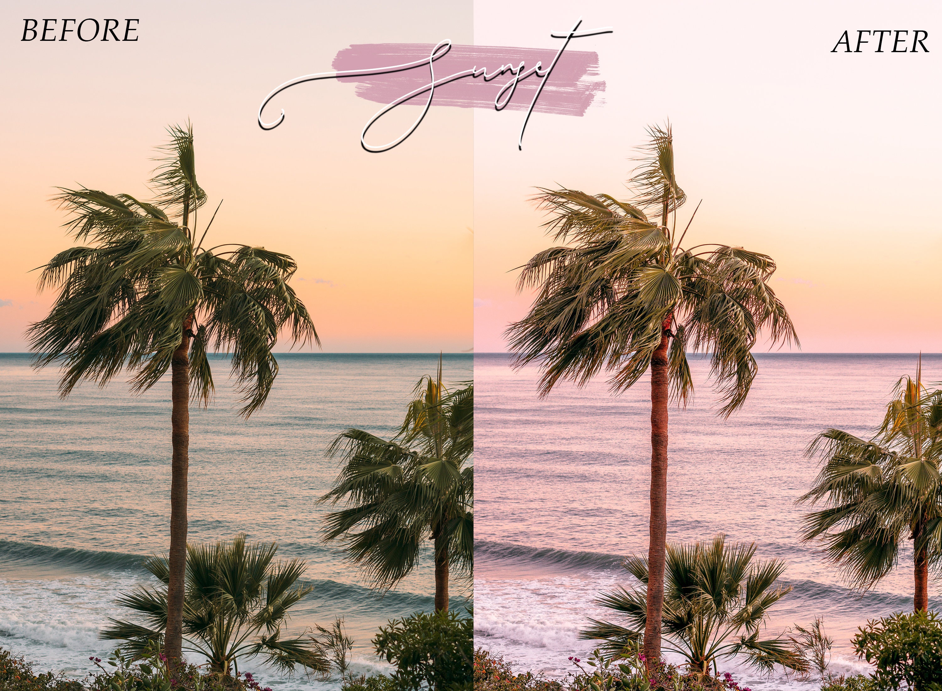 Lightroom Mobile Presets Sunset Presets Photo Purple - Etsy