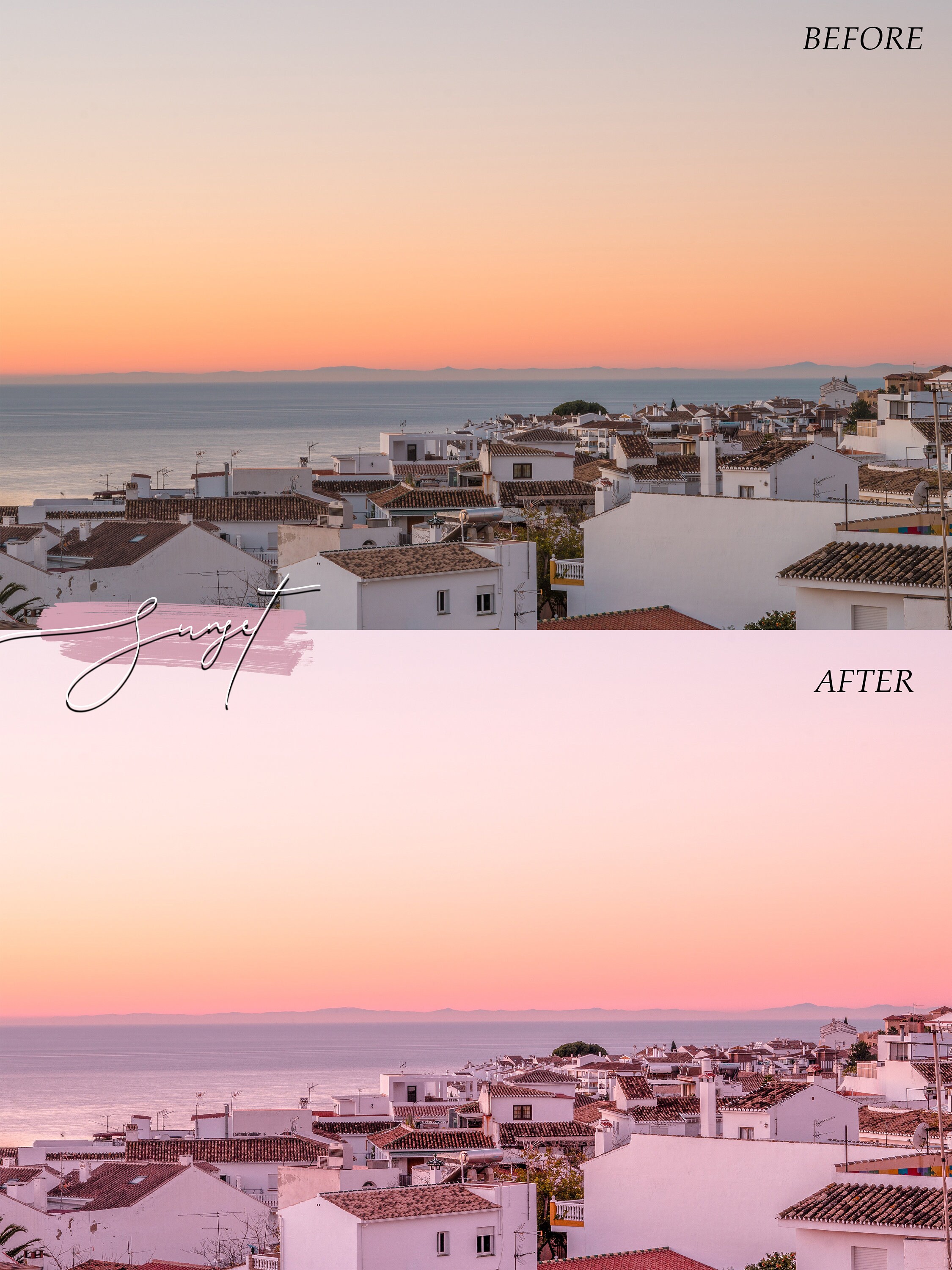 Lightroom Mobile Presets Sunset Presets Photo Purple - Etsy