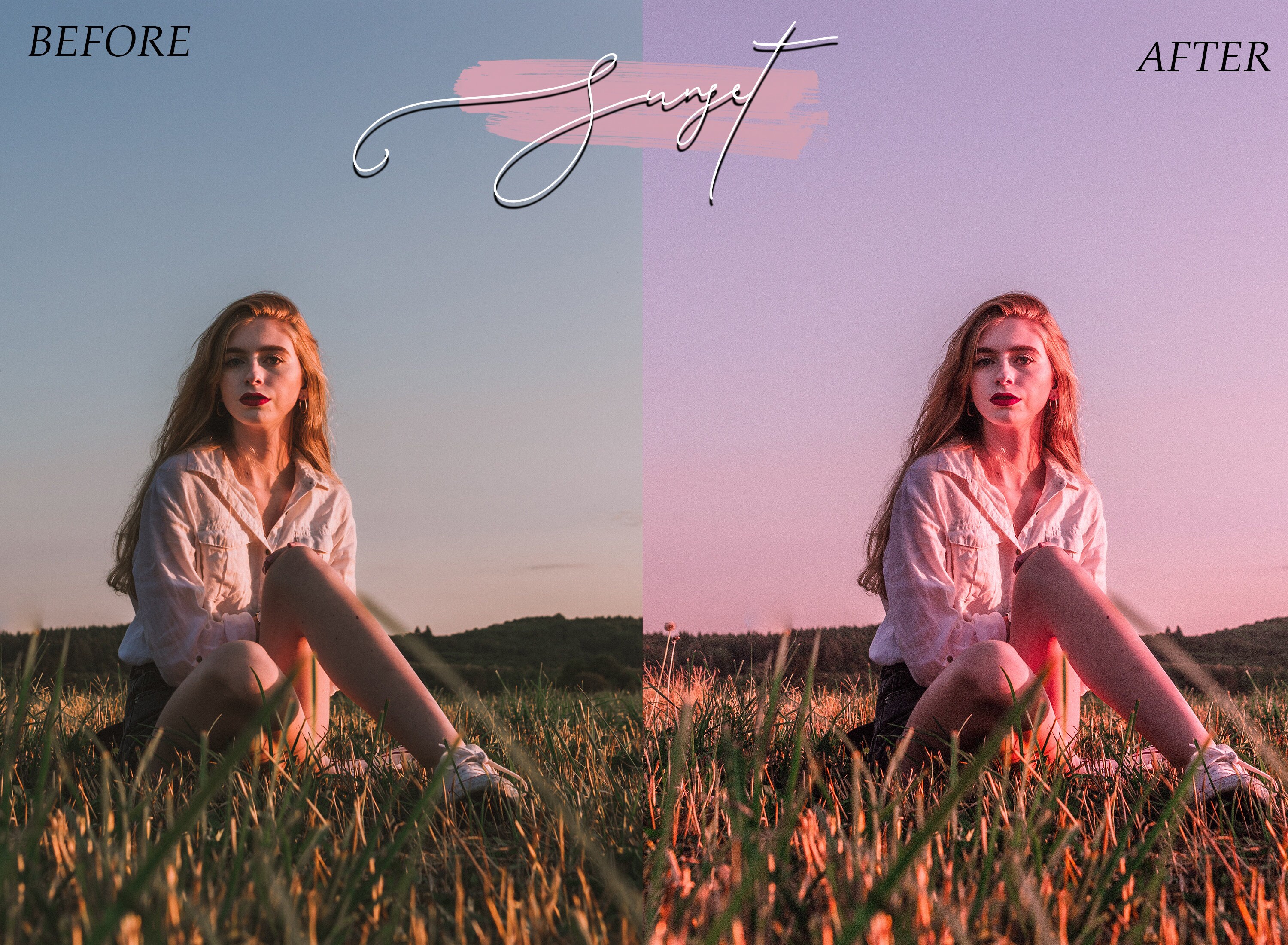Lightroom Mobile Presets Sunset Presets Photo Purple - Etsy