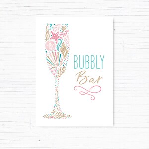 Beach Bridal Shower Signs, Table Signs, Beach Theme Shower, Nautical ...