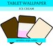 Ice Cream & Sprinkles Tablet Wallpaper Pack | iPad Backgrounds - Etsy