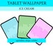 Ice Cream & Sprinkles Tablet Wallpaper Pack | iPad Backgrounds - Etsy