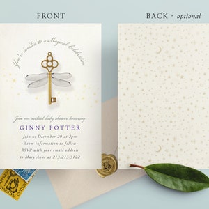 Magical Printable Invitation Pack | Magical Wizard Party | | Editable ...