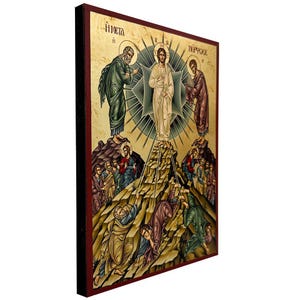 Transfiguration of Jesus Christ Gold Leaf Background Christian Orthodox Icon - Etsy