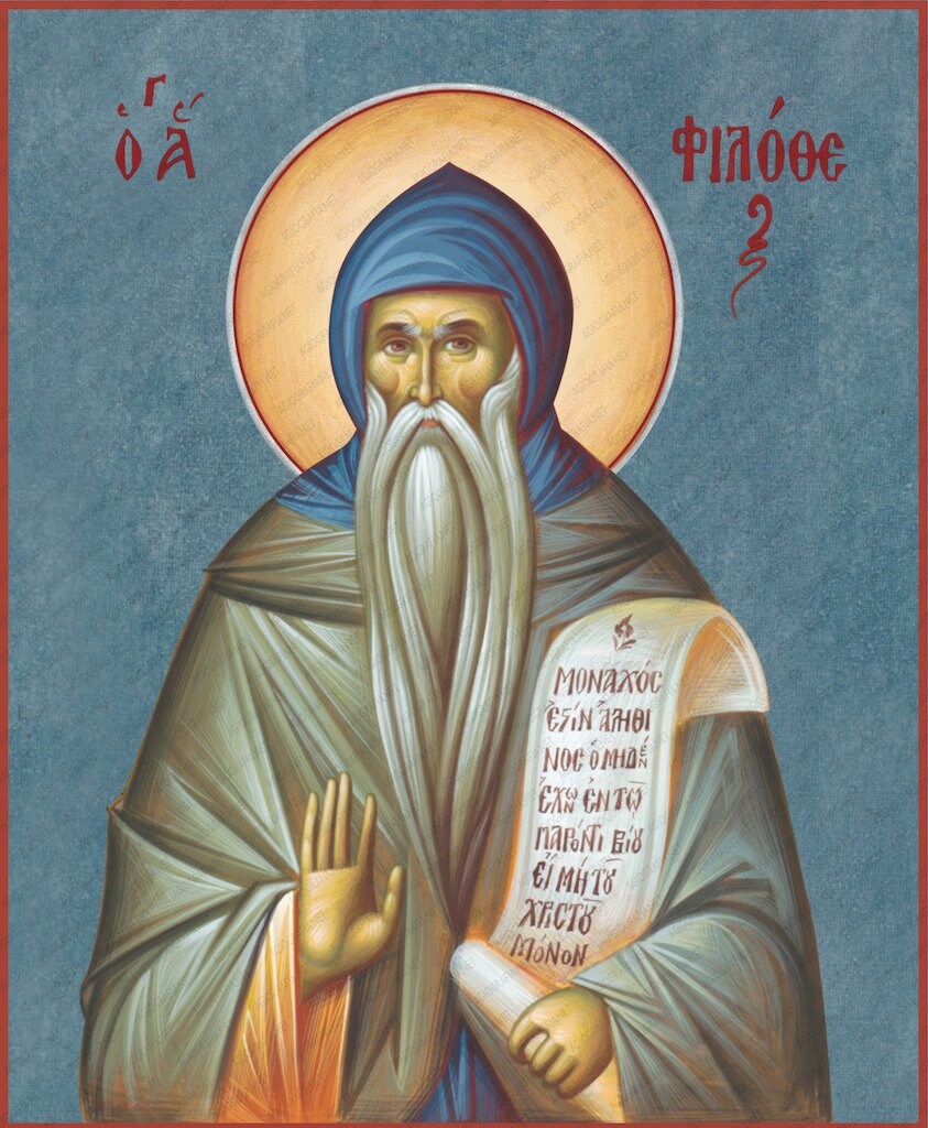Saint Philotheus the Presbyter in Asia Minor Byzantine | Etsy